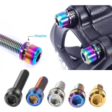 Xingxi Titanium Ti Bolt M5/M6x16 18 20 25 35mm Srew With Washer For ...