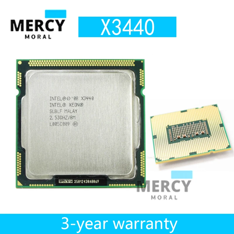X3440 Specs Xeon X3470 Processor 8M Cache 2.93GHz SLBJH LGA 1156 CPU