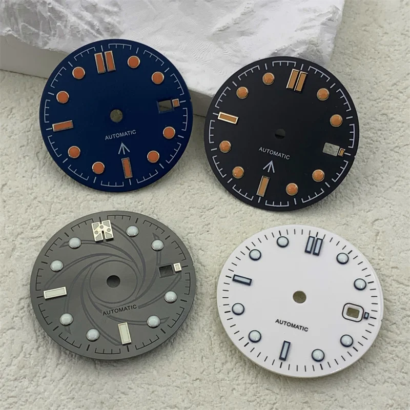 BLIGER-Watch-Accessory-Mechanical-dial-31mm-modified-glow-in-the-dark ...