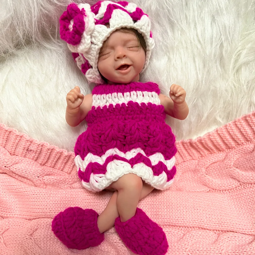 30cm realista silicone reborn bebê bonecas corpo de algodão macio 3d ...