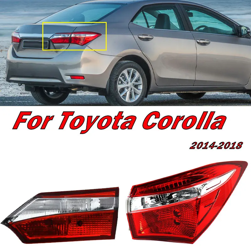 For-Toyota-Corolla-2014-2015-2016-2017-2018-Rear-Tail-Light-Outside ...