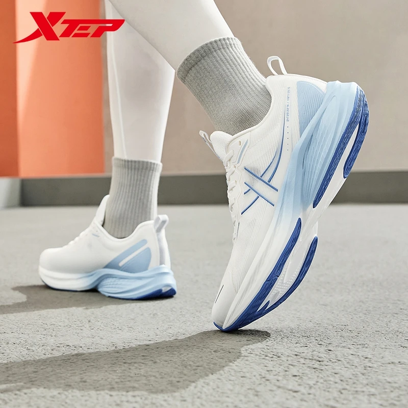 Xtep Five Speed ET Running Shoes For Men Wear-Resistant Non-Slip ...