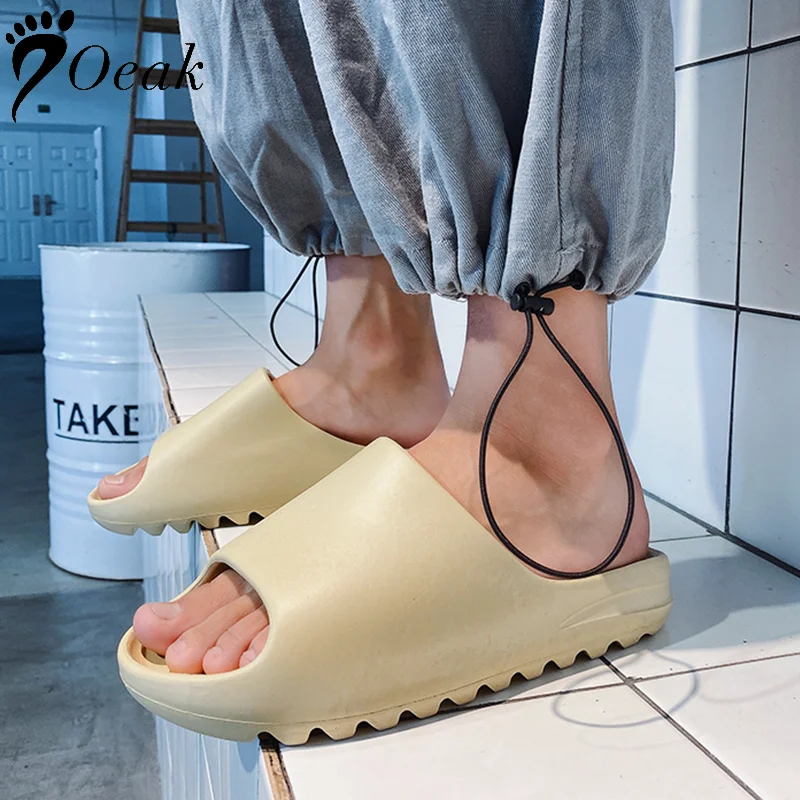 2024-New-Brand-sandals-slippers-Yzy-slides-sand-bone-glow-green-mineral ...