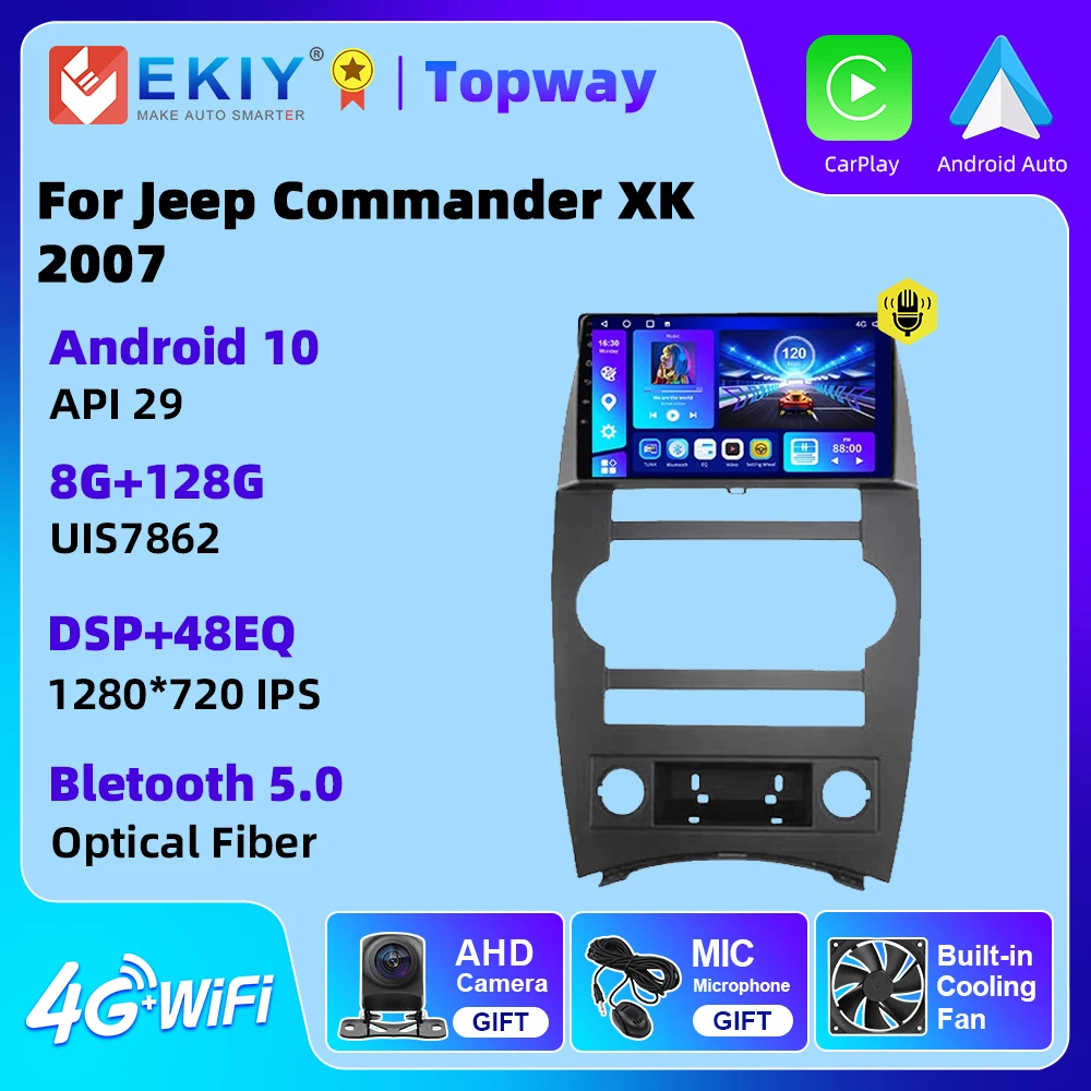 EKIY-Android-Car-Radio-Stereo-Receiver-For-Jeep-Commander-XK-2007-GPS ...