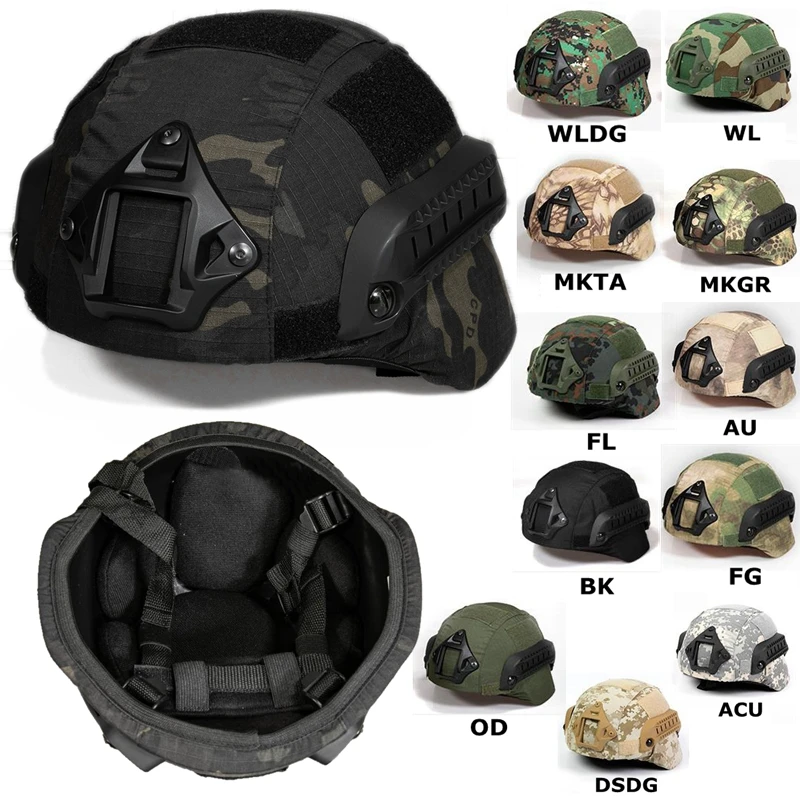 MICH2000-Helmet-Cover-Outdoor-Sports-Airsoft-Gear-Helmet-Accessory ...