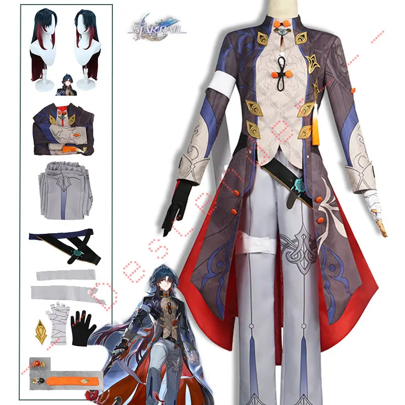Blade-Cosplay-Honkai-Star-Rail-disfraz-peluca-juego-uniforme-pendientes ...
