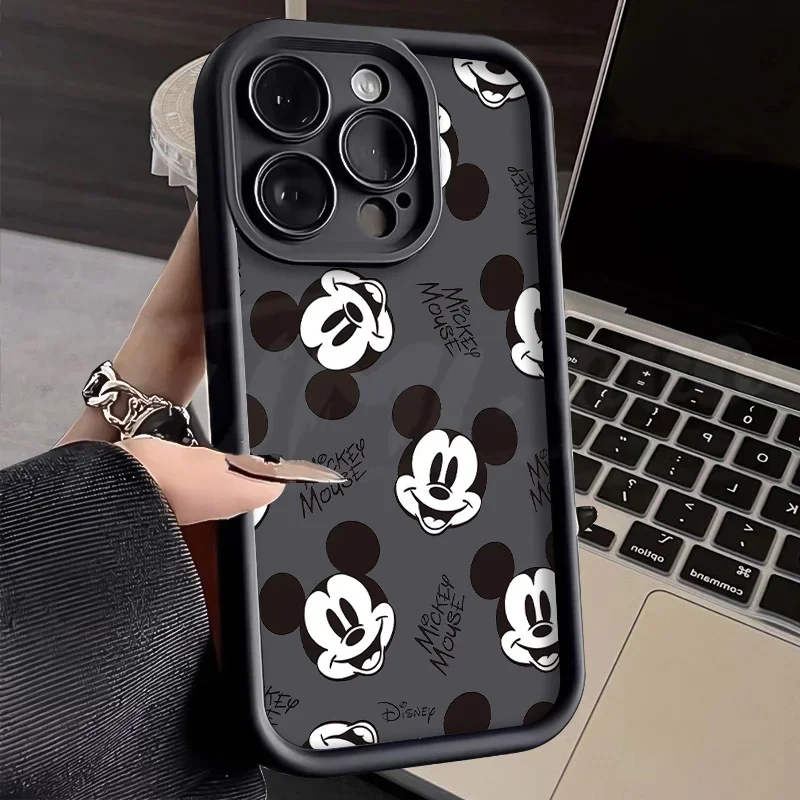 Disney-Mickey-Mouse-Sketch-Soft-Silicone-Phone-Case-For-iPhone-15-14-13 ...