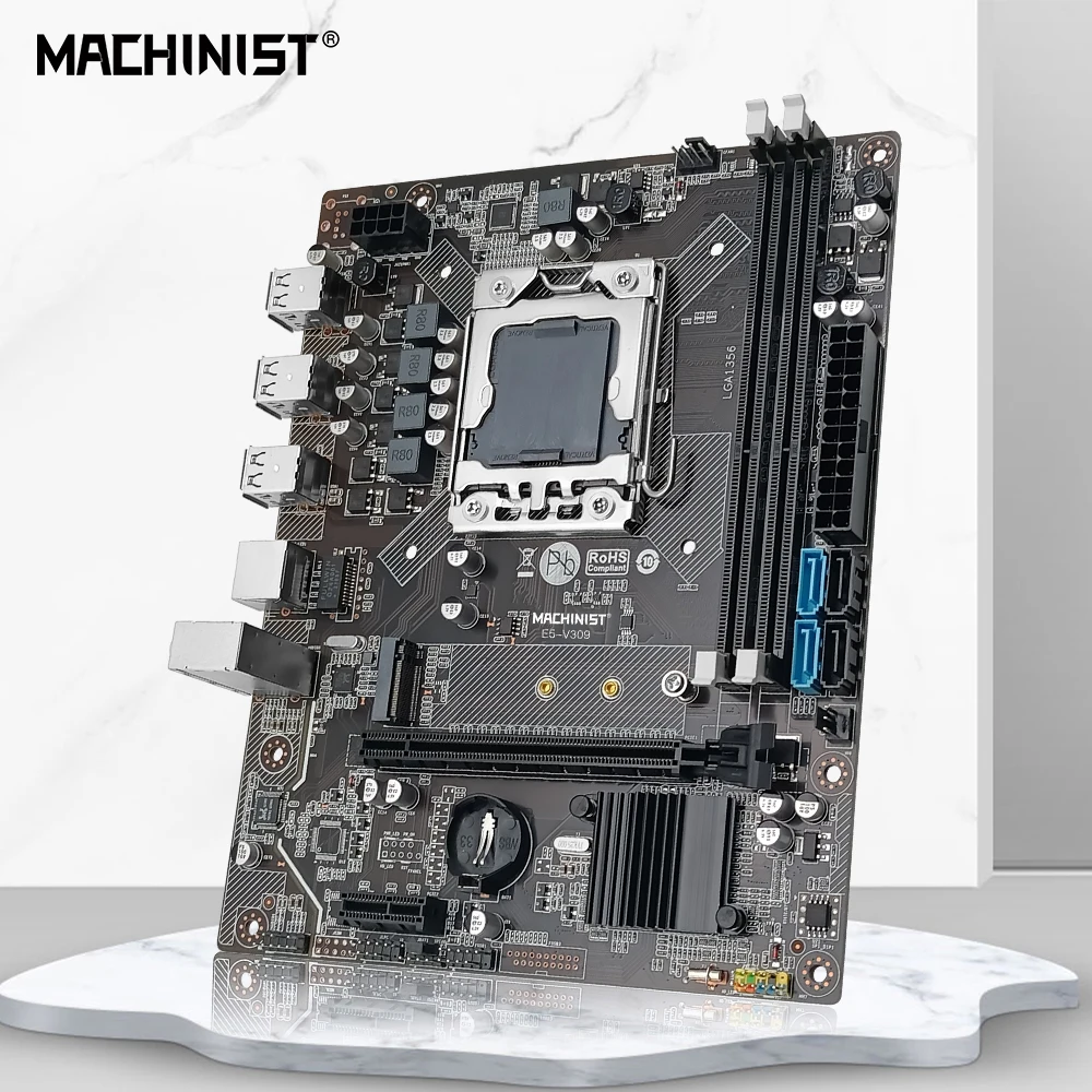 Placa-mãe V309 Lga 1356 Suporte Cpu Processador Intel Xeon Série E5 ...