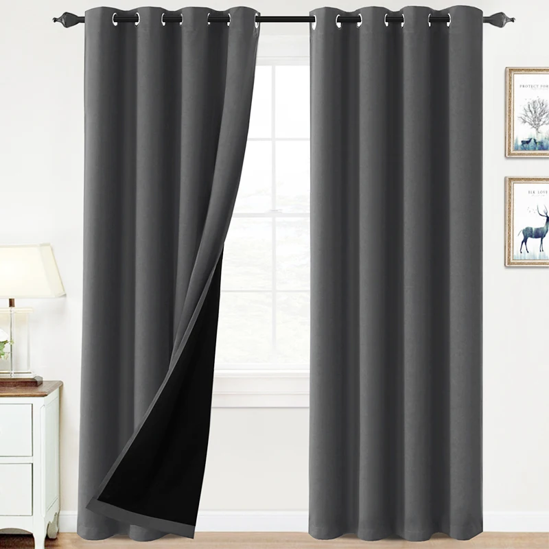Cortinas-100-Opacas-Cortina-Doble-Cortinas-Termicas-Aislantes-Frio-y ...