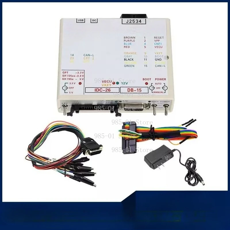 Powerbox for Pcmflash KTM JTAG Hitachi J2534 Protocol Transfer Box Auto ...