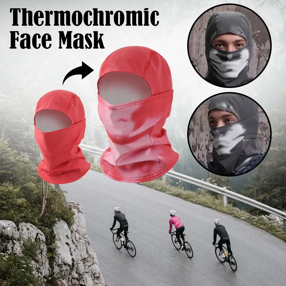 Heat Reactive Balaclava Color Changing Balaclava Face Mask Temperature ...