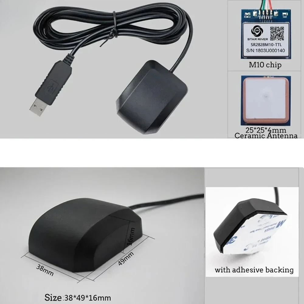 M10 G-MOUSE USB GPS Module with Flash CH340 USB to TTL GNSS Receiver ...