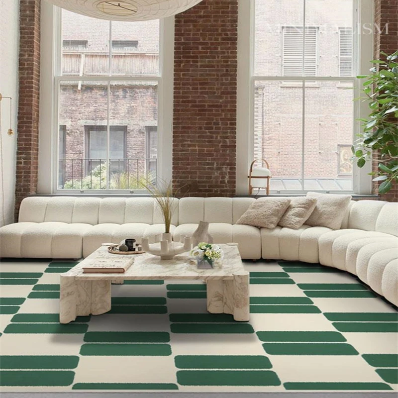 Large Green Living Room Rug | Nordic Carpet Living Room | Carpet Living ...