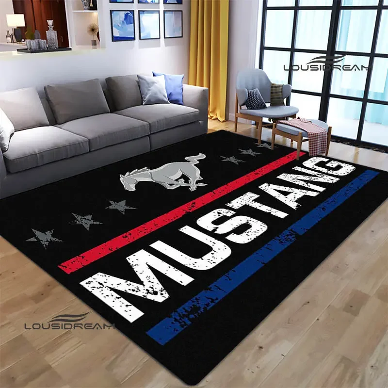 Mustang-car-logo-printed-carpet-kitchen-mats-for-floor-Non-slip-carpet ...
