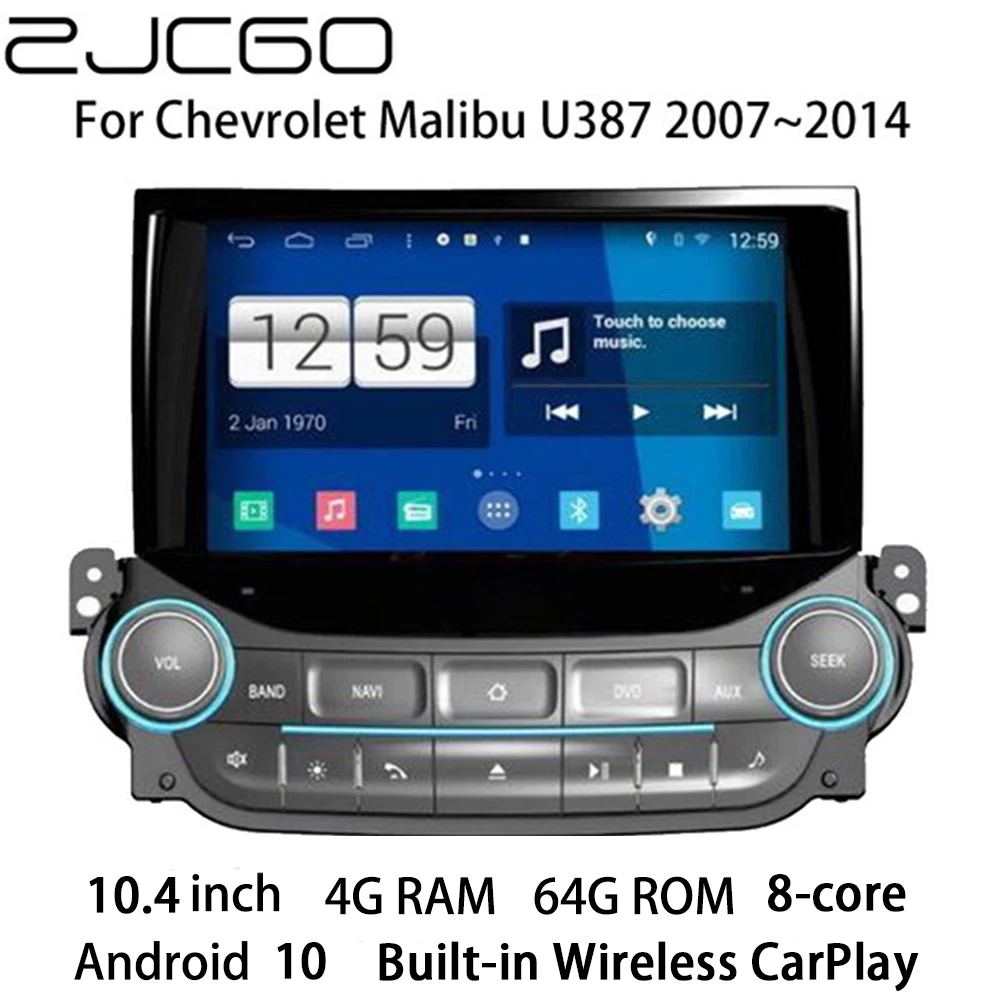 ZJCGO Car Multimedia Player Stereo GPS Radio Navigation 8 Core Android ...