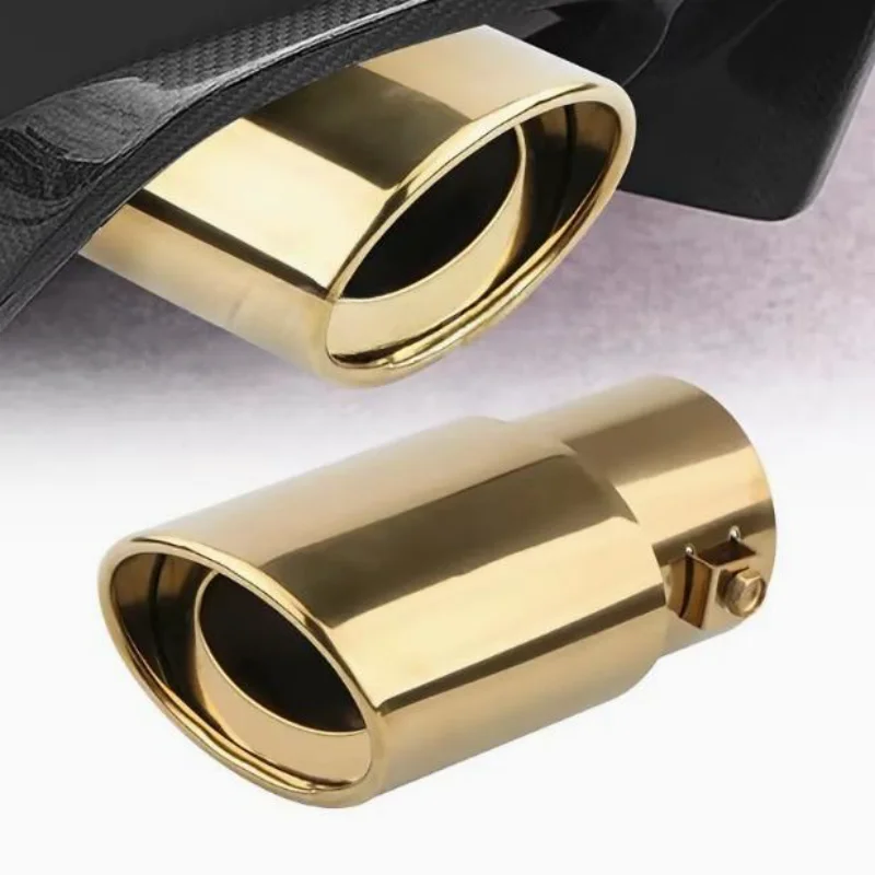 Car-Accessories-Automobile-Exhaust-Pipe-Sleeve-Tail-Throat-Muffler-Tip ...