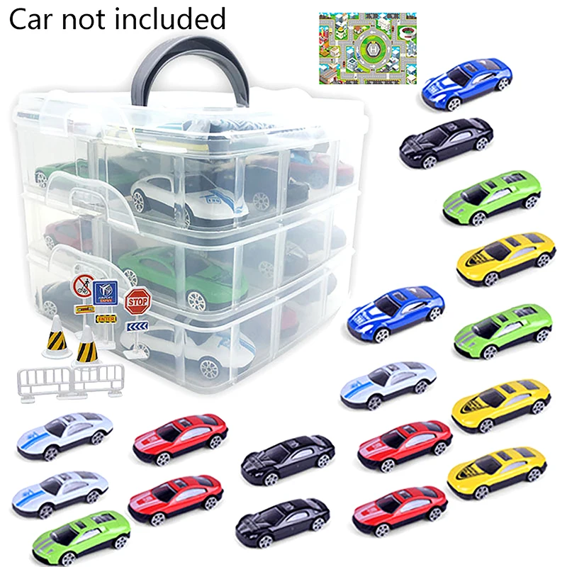 1-64-3-layer-Display-Box-Car-Model-Toy-Cabinet-Rack-For-Hotwheels-Cars ...