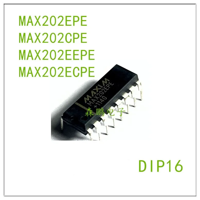 5PCS MAX202EPE MAX202CPE MAX202EEPE MAX202ECPE DIP16 IC Chip 100% NEW
