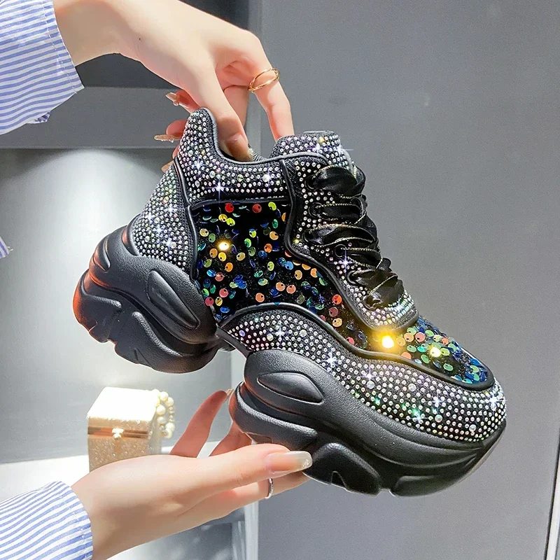 Fashion-Shiny-Ladies-Platform-Shoes-Sneakers-Women-Trend-2023-New ...