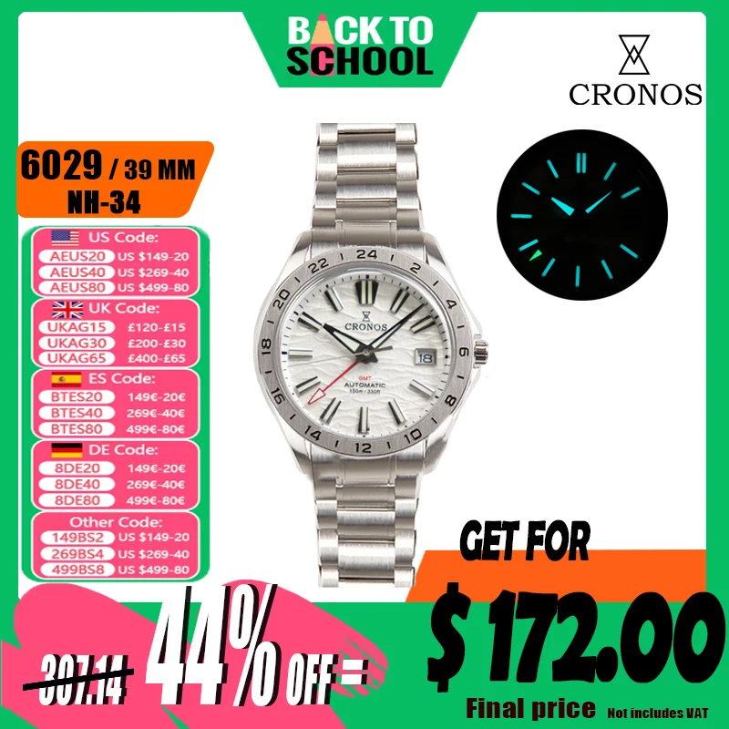 Cronos-GS-39mm-Desert-Texture-Mechanical-Men-Watch-NH34-Automatic ...