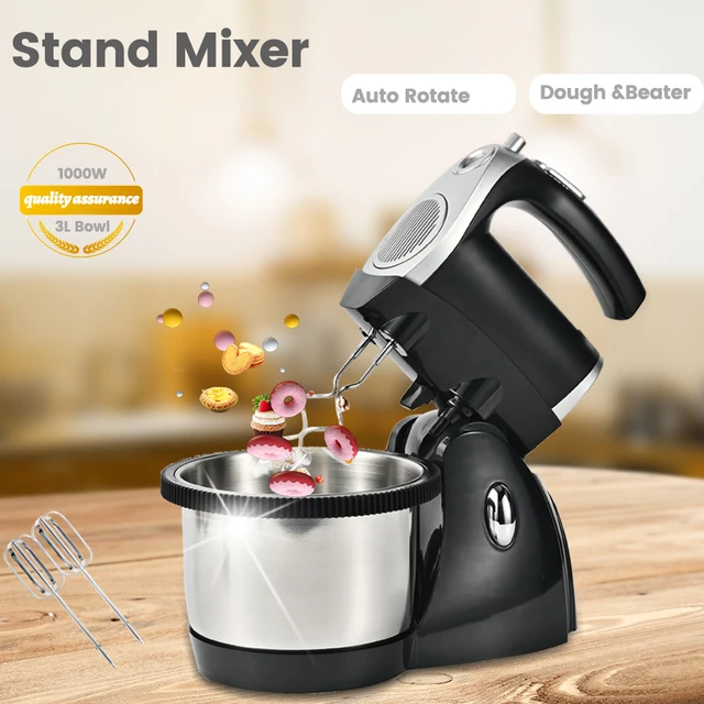 Electric Hand Mixer With Bowl