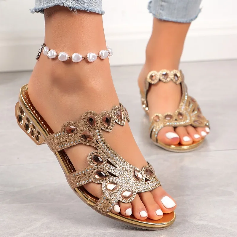 Chanclas-de-tac-n-alto-con-diamantes-de-imitaci-n-para-mujer-sandalias ...