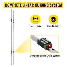 Vevor Linear Guideway Rail Linear Slide Guide Rails Hsr15/hsr20 300mm ...