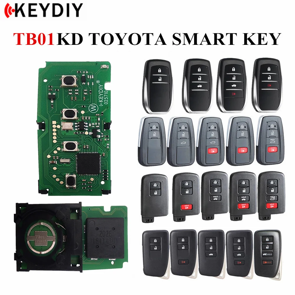 KEYDIY-llave-inteligente-TB01-KD-mando-a-distancia-Universal-con-transpondedor-8A-y-funda-para ...