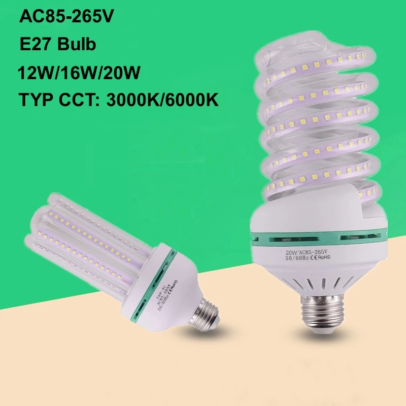 E27-Screw-LED-Corn-Bulb-12W-16W-20W-AC85-265V-Warm-White-Cool-White ...