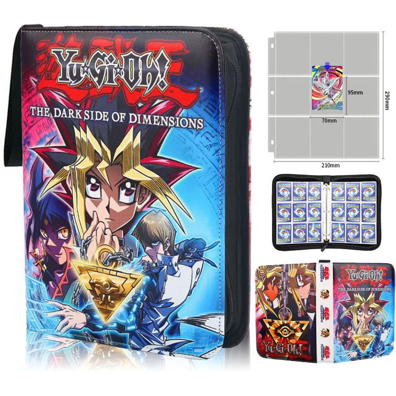 Yu Gi Oh Cards Binder 9 Card Slots Anime Game Collection Card Album ...
