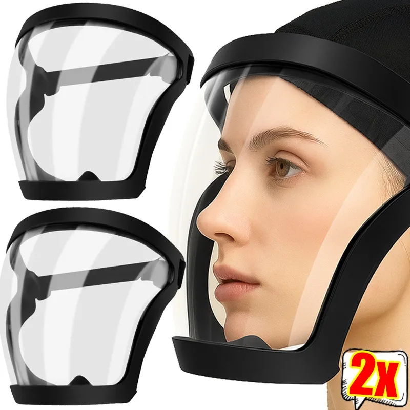 Motorcycle Face Shield Full Face Mask Clear Vision Goggles Windproof ...