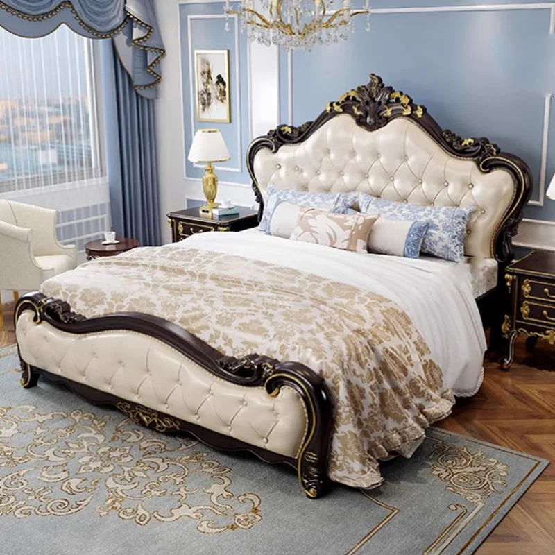 Royal-European-Double-Bed-Designer-Waterproof-Queen-Full-Size-Luxury ...