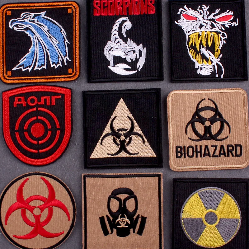 Biochemical-Nuclear-Warning-sign-Patches-For-Clothing-Stalker-Clothes ...
