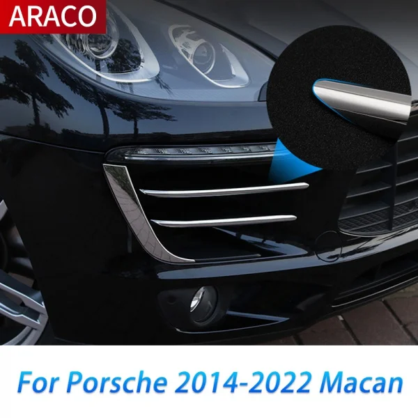 6-Pcs-Car-Headlight-Eyebrow-ABS-Plastic-Decorative-Sticker-Protective ...