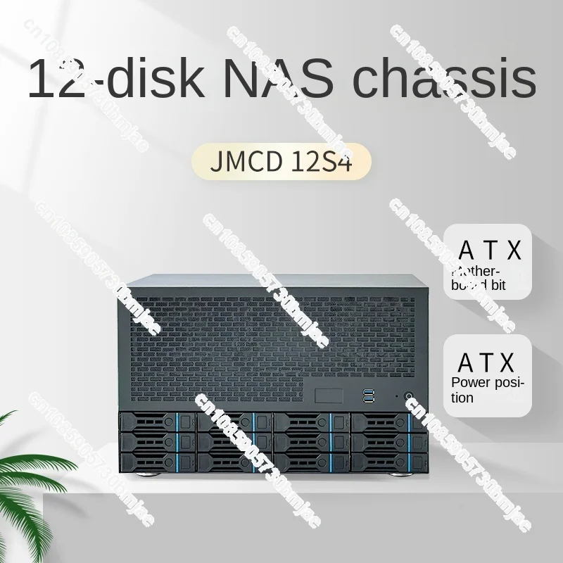 12-bay-NAS-chassis-ATX-motherboard-ATX-power-supply-8-full-height-slots ...