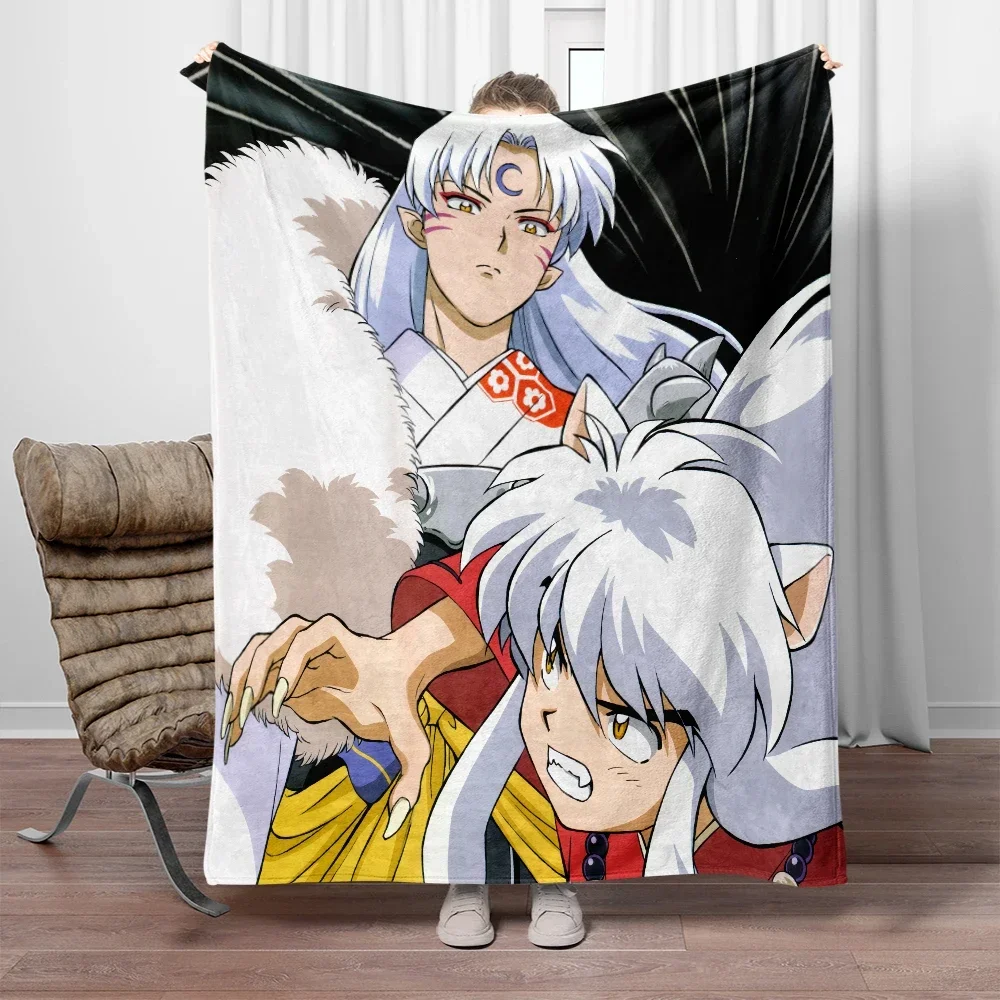Inuyasha-Cartoon-Printing-blanket-Large-Sofa-Soft-Warm-Flannel-Throw ...