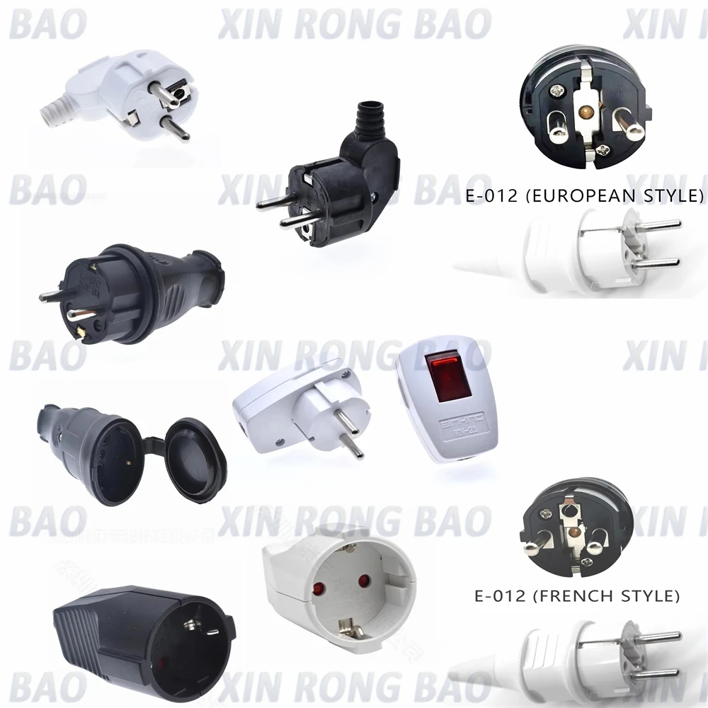 EU-AC-Power-Adapter-Socket-16A-250V-Connector-Cable-Electrical-Plug ...