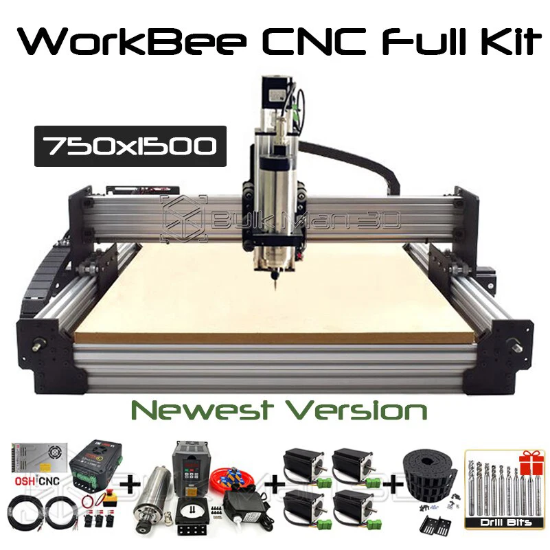 20-off-BulkMan-3D-V2-2-Newest-7515-WorkBee-CNC-Router-Machine-Full-Kit ...