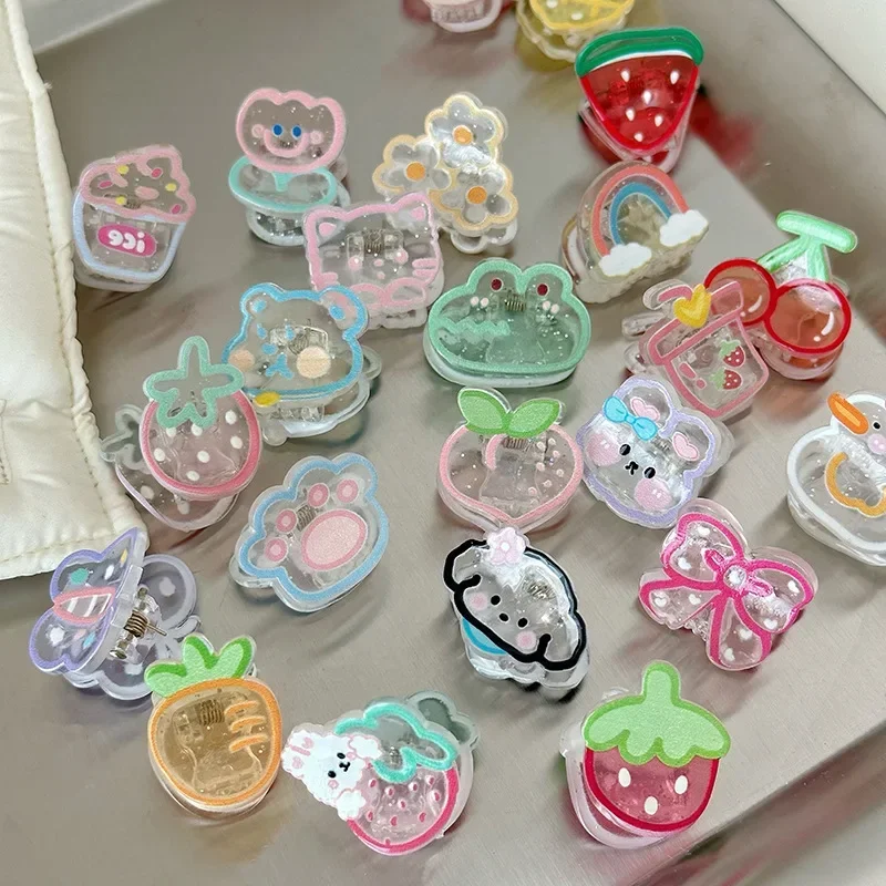 Super-Cute-Small-Hair-Clips-for-Children-Transparent-Acrylic-Cartoon ...