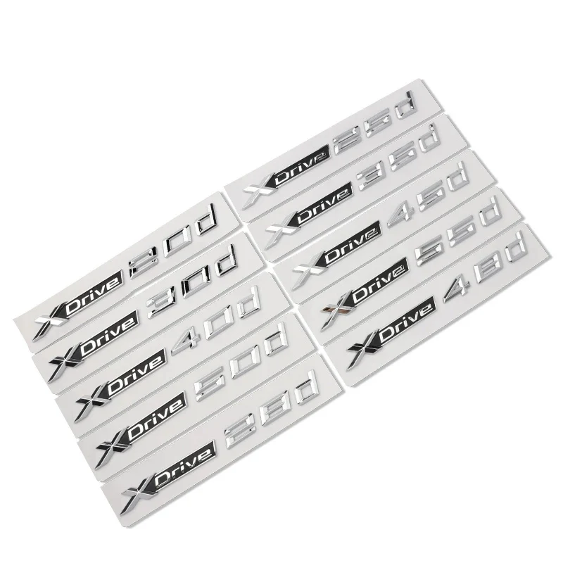 3d-ABS-Chrome-Car-Trunk-Fender-Badge-Xdrive-Emblem-Logo-Sticker-For-BMW ...
