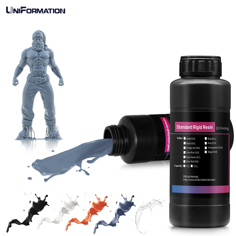 Uniformation 1KG 405nm UV Bio-based Resin for 3D Printer Plant-Based ...