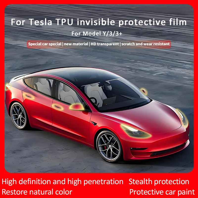 TPU-for-Tesla-Model-Y-3-3-Highland-2024-Up-Car-Window-B-Pillars ...