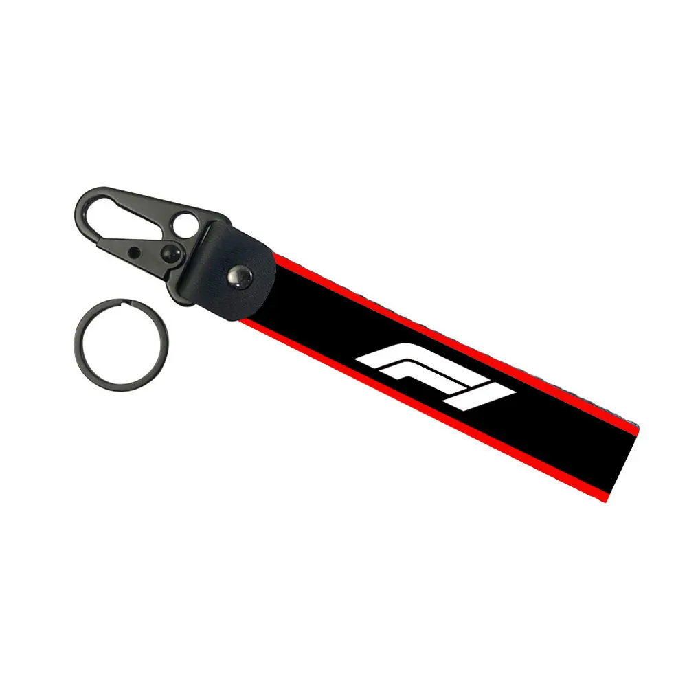For-Formula-One-F1-Metal-KeyRing-Hook-Nylon-Strap-Tow-Sides-Thermoprint ...