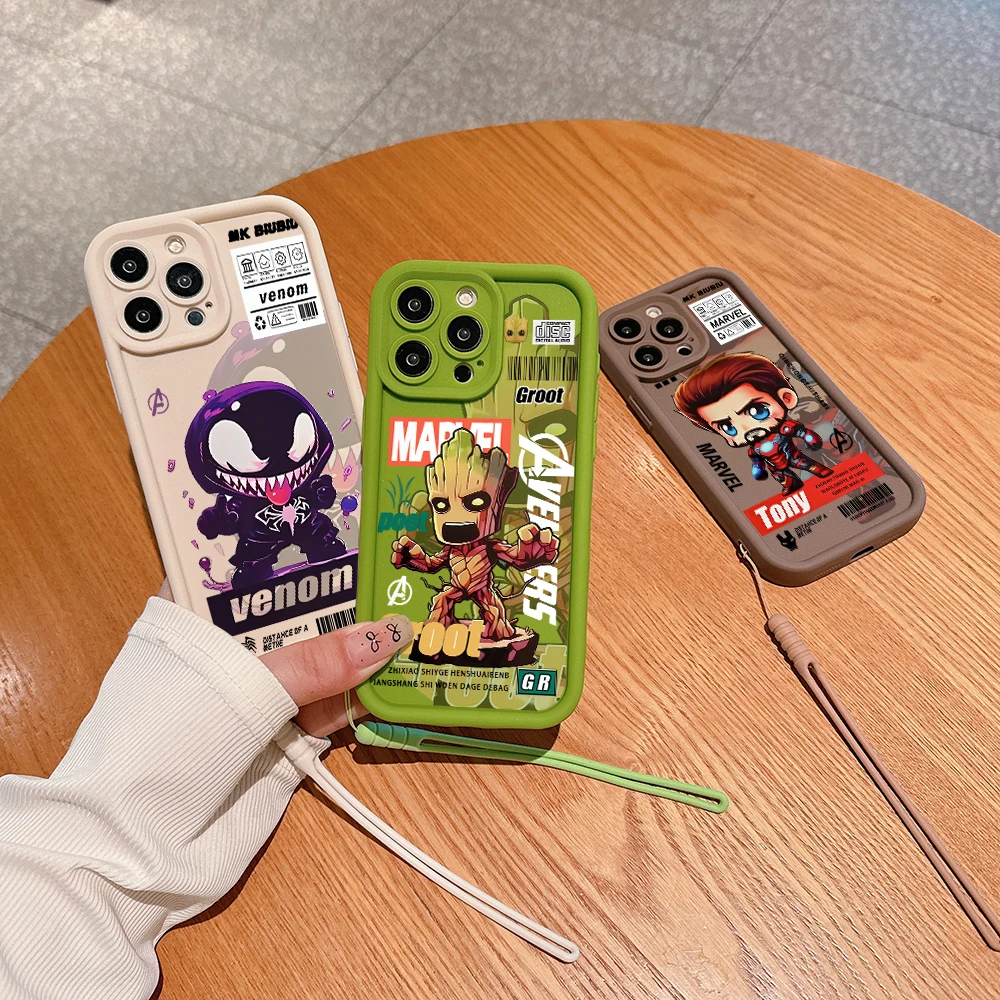 Marvel-Iron-Man-Groot-Venom-Phone-Case-For-Xiaomi-Redmi-9A-10-10C-12 ...