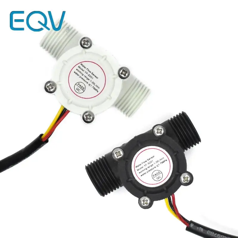 1pcs Water Flow Sensor Flowmeter Hall Control 1-30l/min - AliExpress 502
