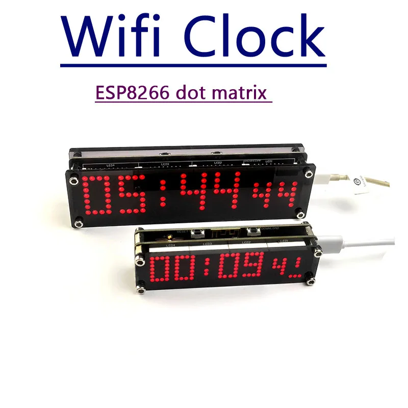 WIFI-clock-network-timing-ESP8266-digital-display-LED-dot-matrix-clock-RED-BLUE-GREEN-WHITE-TIME.jpg