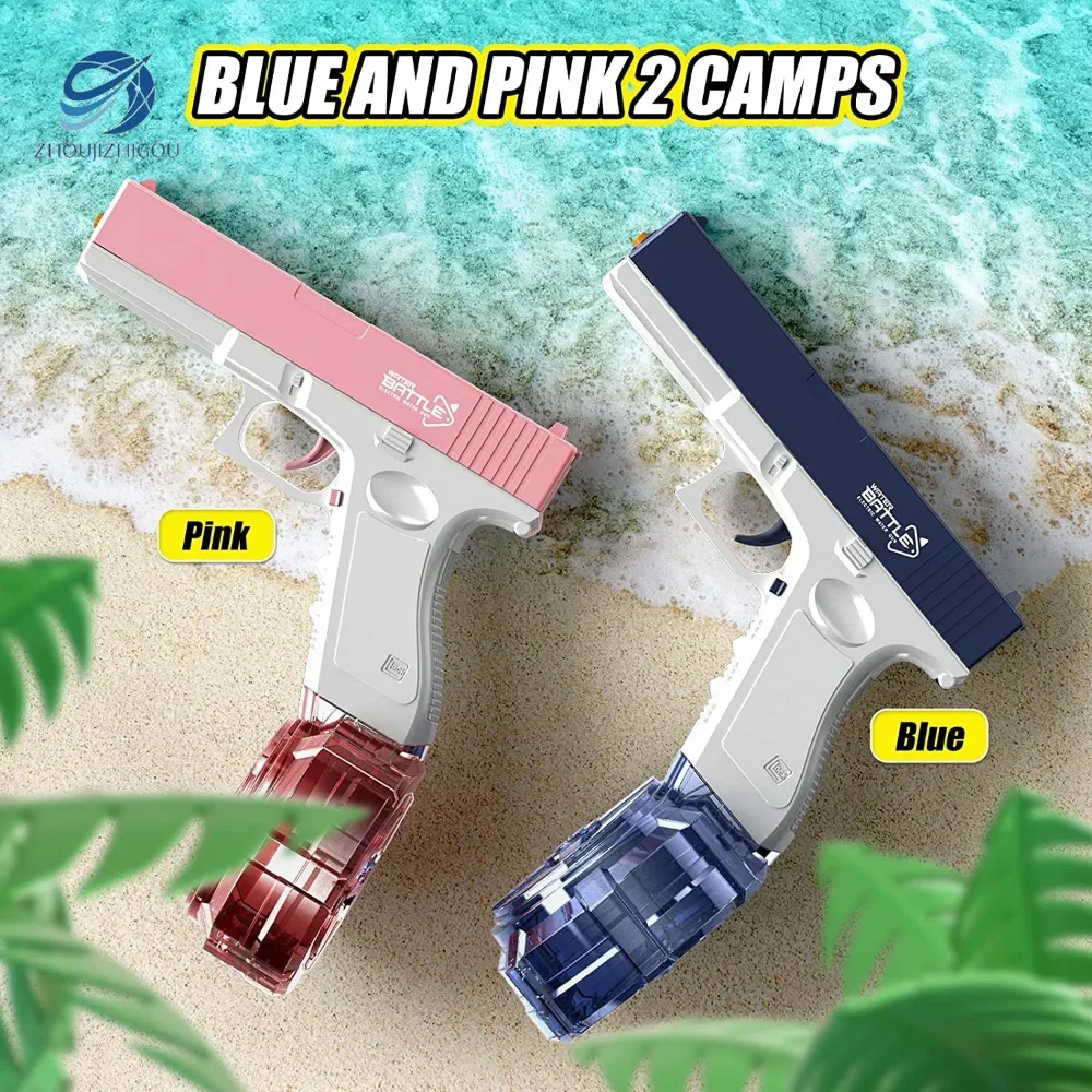 2023-New-Water-Gun-Electric-Glock-Pistol-Shooting-Toy-Full-Automatic ...