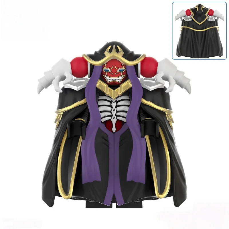 Figura de acción personalizada Overlord con máscara roja, capa negra ...