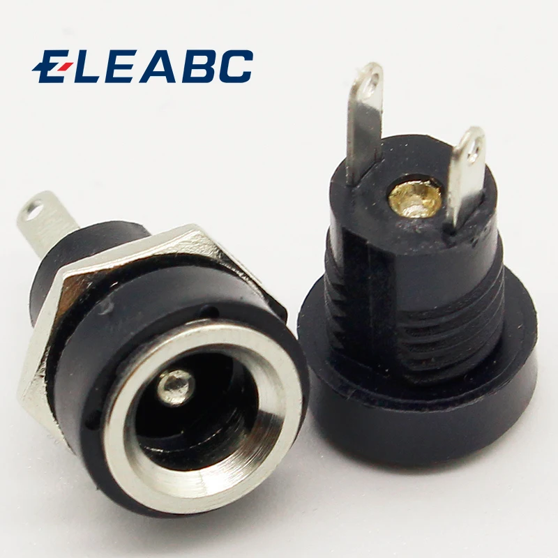 10Pcs-3A-12v-for-DC-Power-Supply-Jack-Socket-Female-Panel-Mount ...