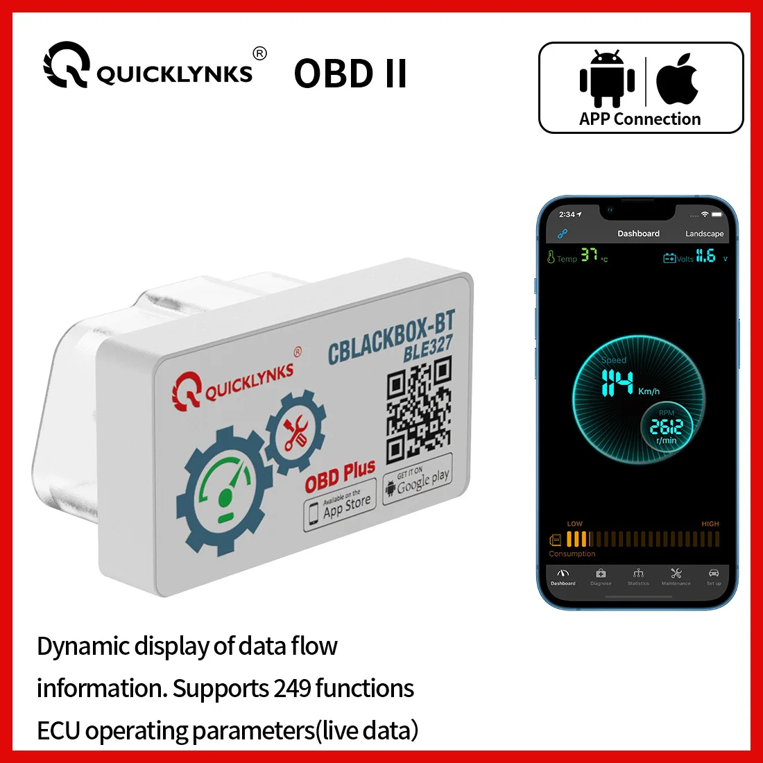Super-Mini-BLE327-V2-1-Bluetooth-Compatible-OBD2-Scanner-Wifi-BLE-327 ...